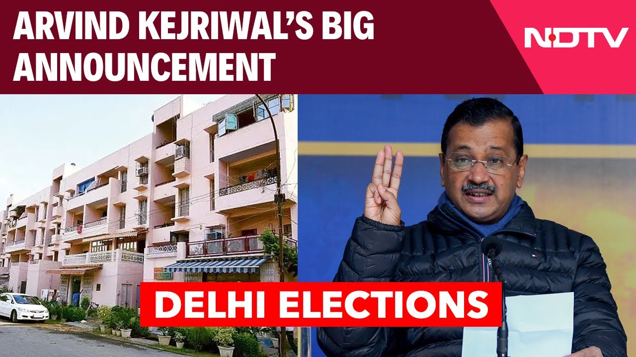 Arvind Kejriwal | Arvind Kejriwal's Big Announcement Ahead Of Delhi ...
