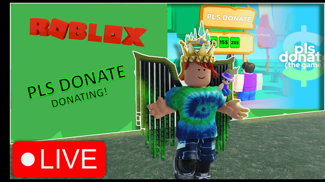 Roblox Pls Donate | DONATING TO EVERYONE! (im broke now nvm) - YouTube
