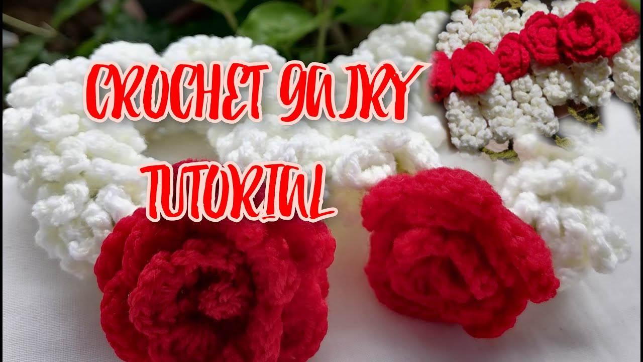 Easy crochet gajry tutorial - YouTube