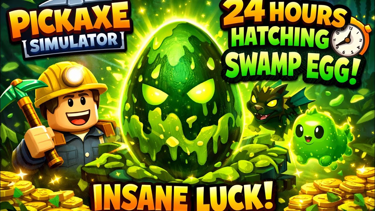 24 hours of insane luck pickaxe simulator - YouTube