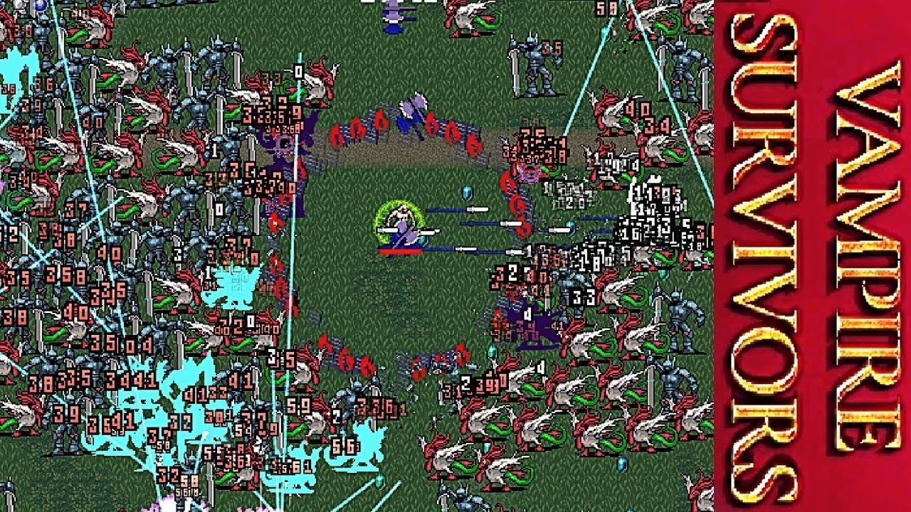 Clearing Gallo Tower and checking out BONUS maps in Vampire Survivors ...