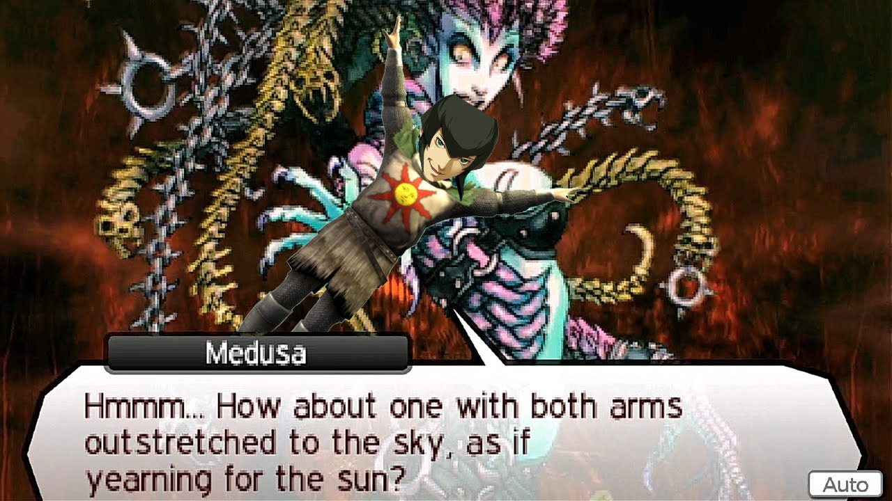 Shin Megami Tensei IV - solo run/master difficulty - Medusa - YouTube