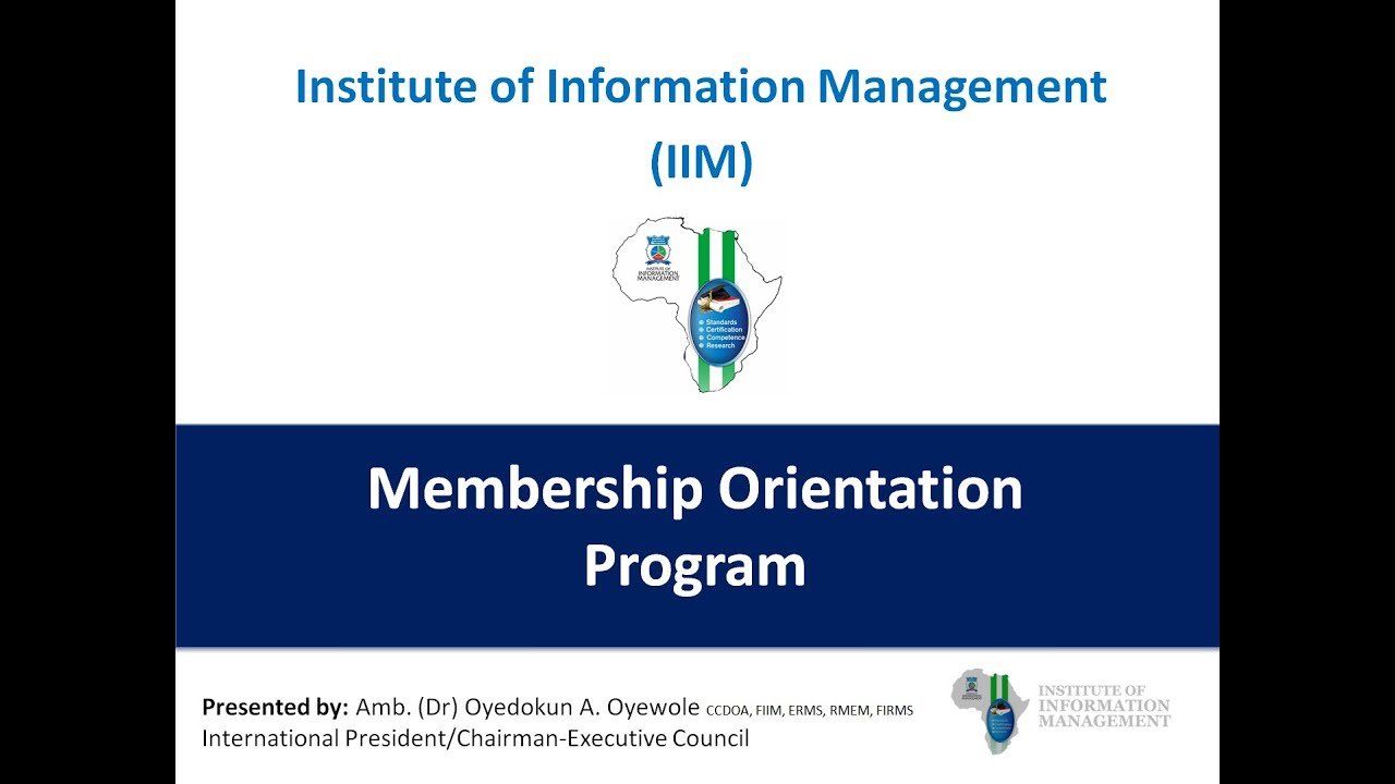 2025 IIM Annual Virtual Conference, Induction & Investiture - YouTube