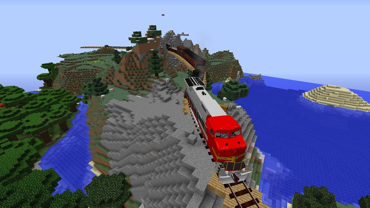 Minecraft Immersive Railroading Train Ride 14 - YouTube
