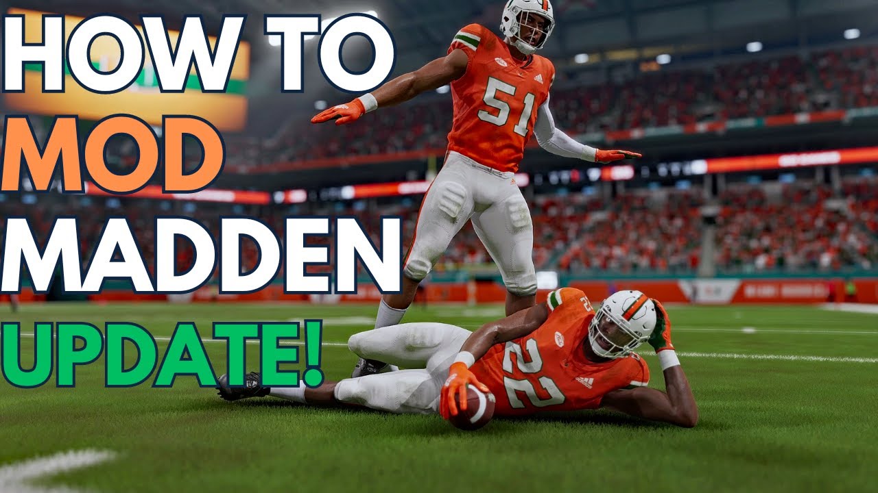 Update Your Madden Mods: Fixing bugs and Rosters - YouTube