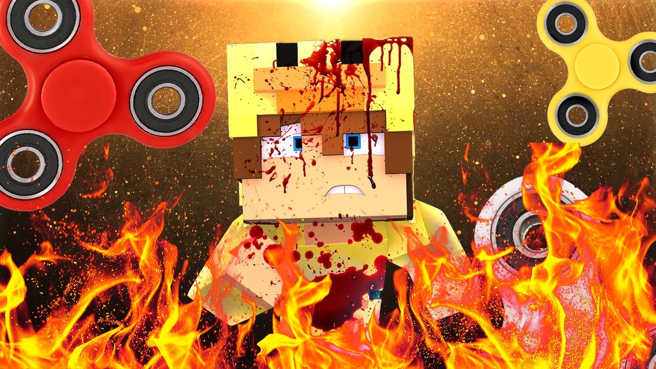MINECRAFT | BURNING ALL THE FIDGET SPINNERS IN THE WORLD!!! - YouTube