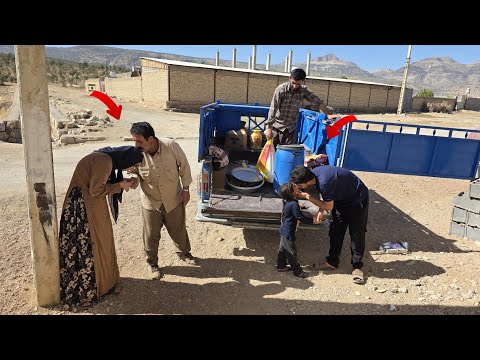 Ayas's father returned to Ayas's home after several months of nomadic life.