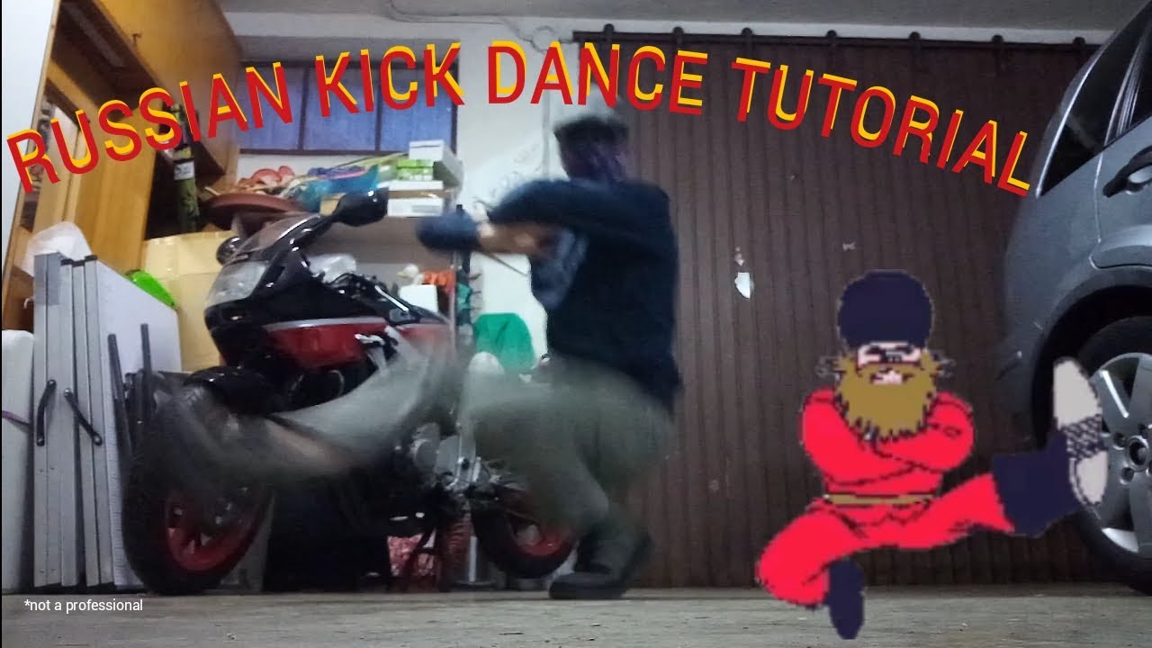 Russian kick dance tutorial - YouTube