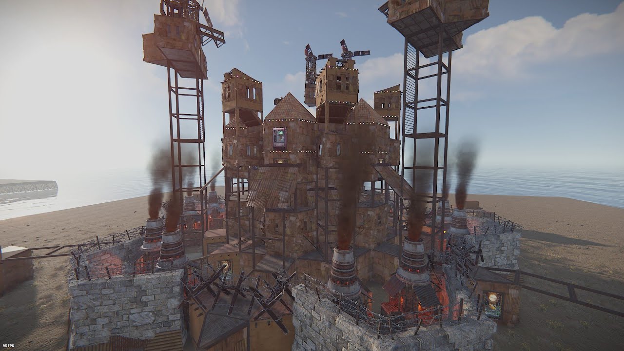 10 Bunker Medium Group V2 Opencore Rust Base Design 8-12 man - YouTube