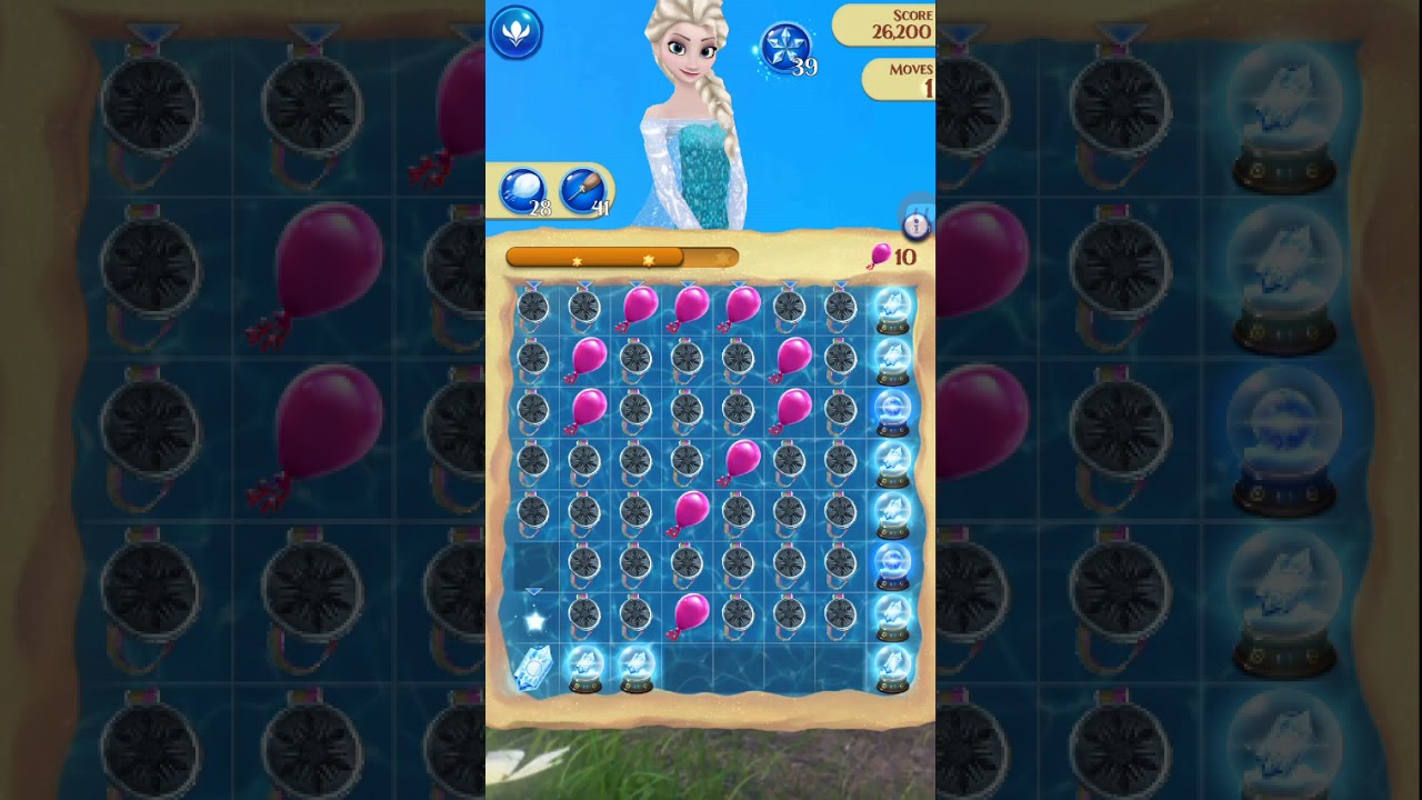 Disney Frozen Free Fall Endless map level #2955 (FINAL level of endless ...