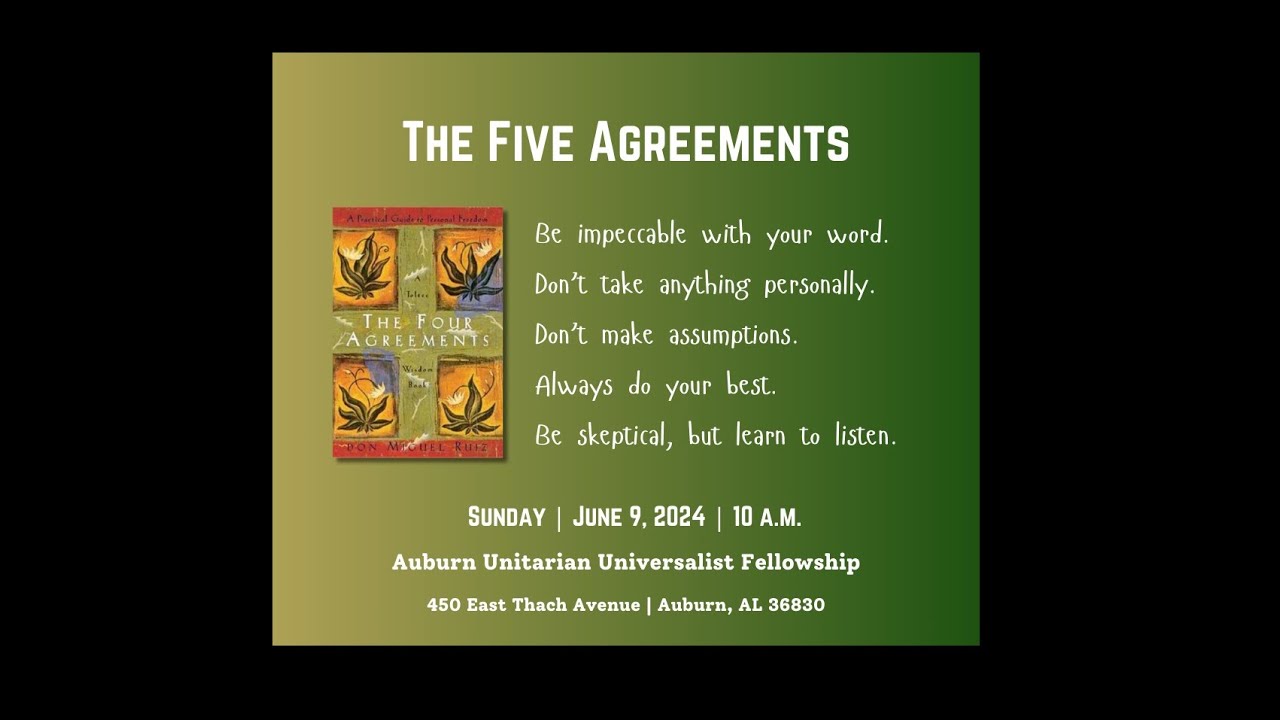 06-09-24 | The Five Agreements | Sarah Drew - YouTube