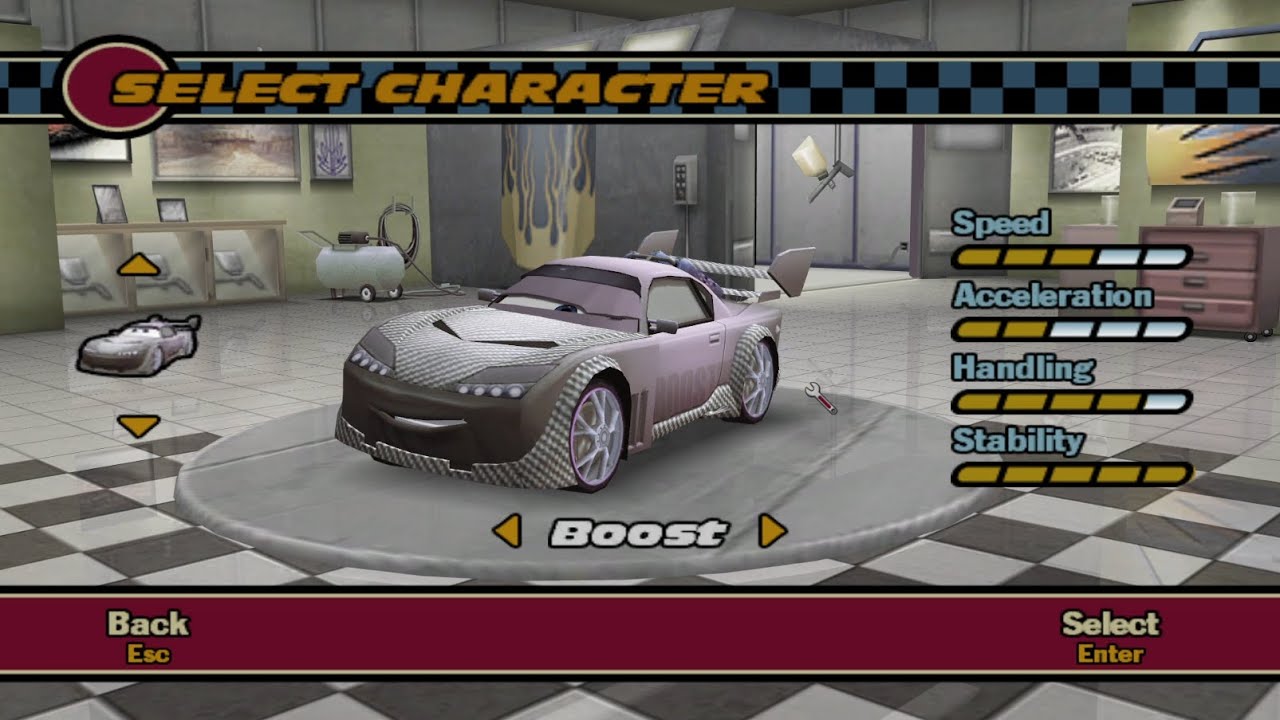 Cars: The Video Game PC | Boost Gameplay + Fixed Neons - YouTube