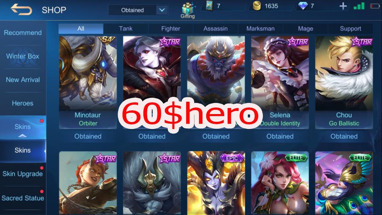 លក់ហេរ៉ូ Mobile Legend 60 Ep15 Bro Ak2 Youtube 4807