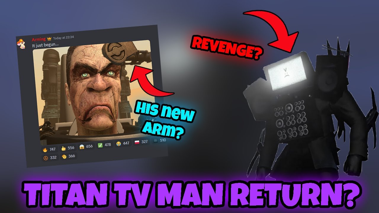 The Return Of Titan TV Man Confirmed In Skibidi Toilet 60? New Theory's ...