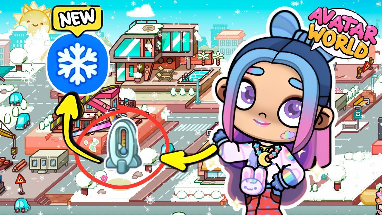 TURN ON THE SNOW! Super Hidden Secrets in Avatar World New Update - YouTube