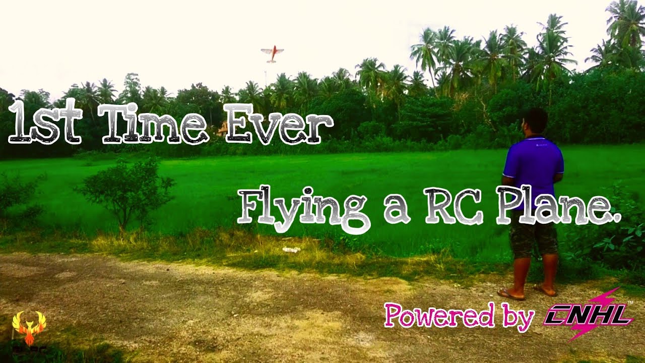First Time Ever Flying a RC Plane - YouTube