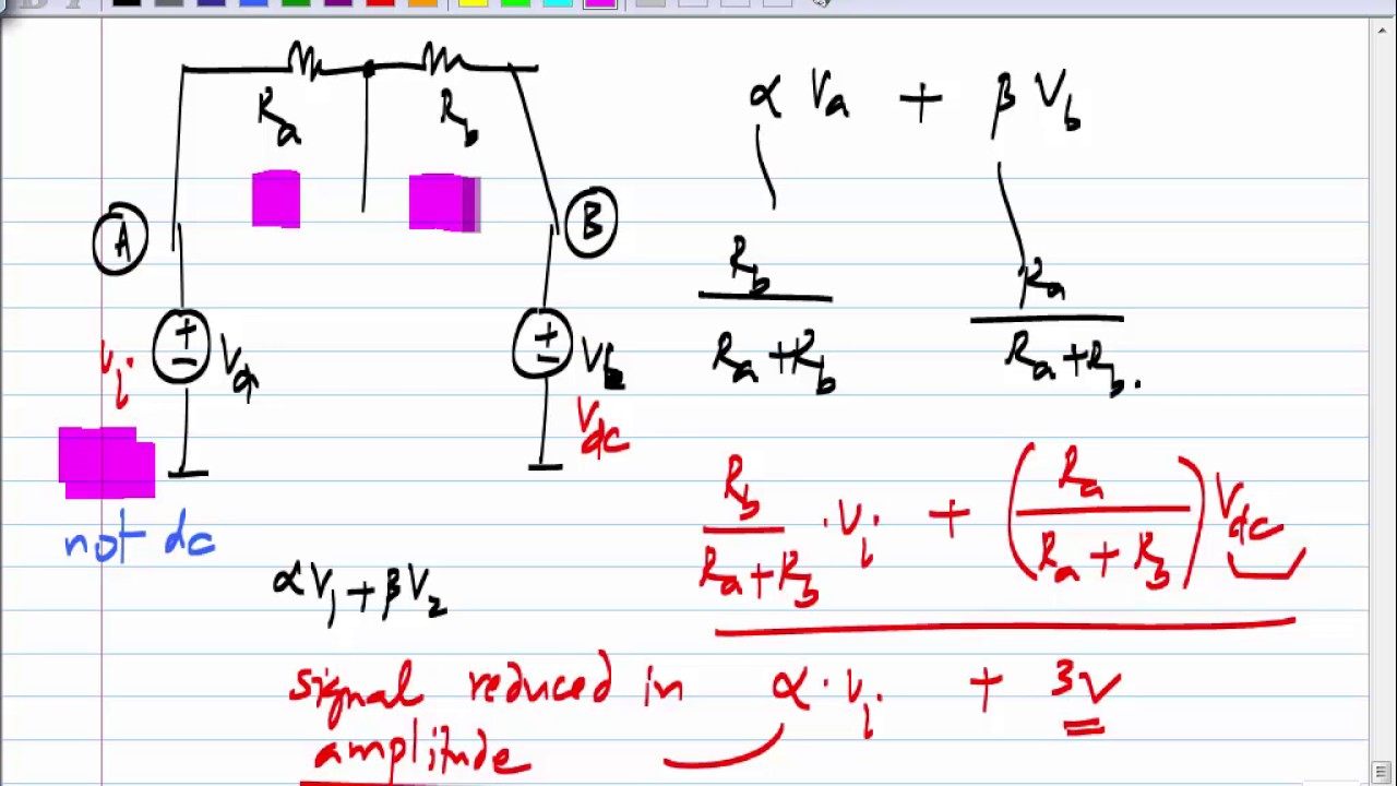 Analog integrated circuit design-Adding bias to signal - YouTube