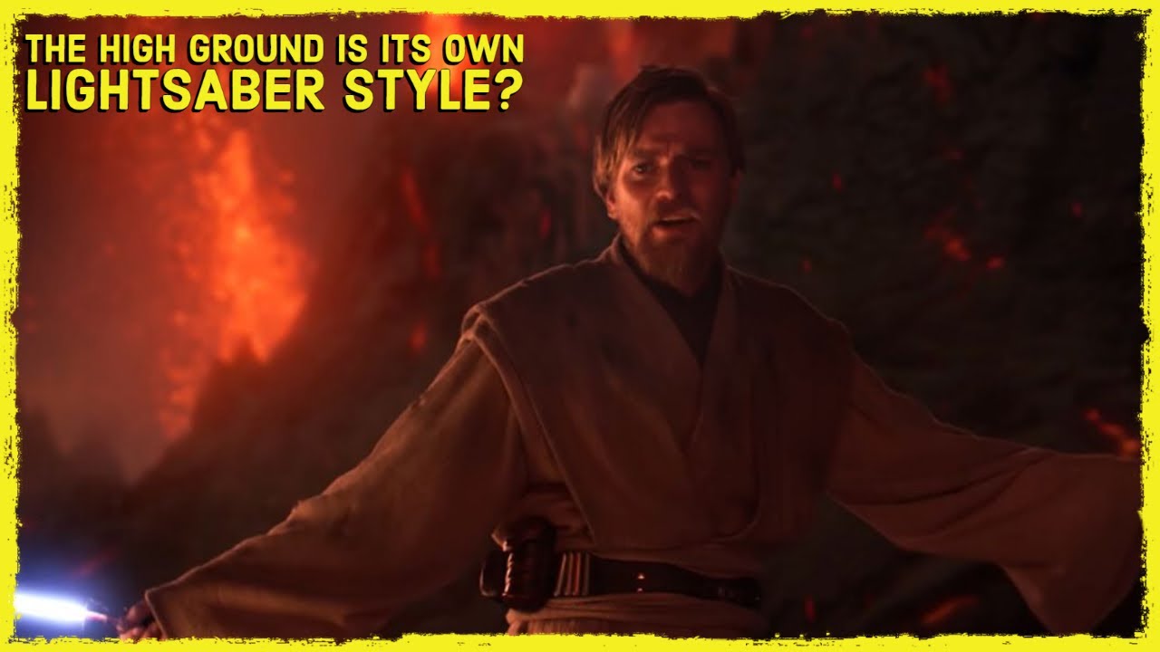 How The High Ground Is Its Own Lightsaber Fighting Form [SOKAN ...