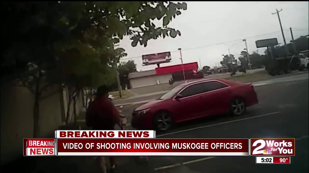 Muskogee police release video of officer-involved shooting - YouTube