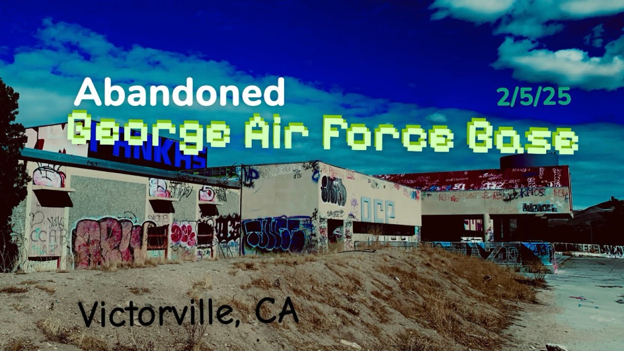 Exploring Abandoned George Air Force Base - YouTube