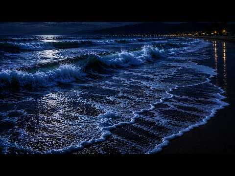 Sleeping With The Waves During The Moon Eclipse, 12 Hours Of Ocean Sounds For Deep Sleep