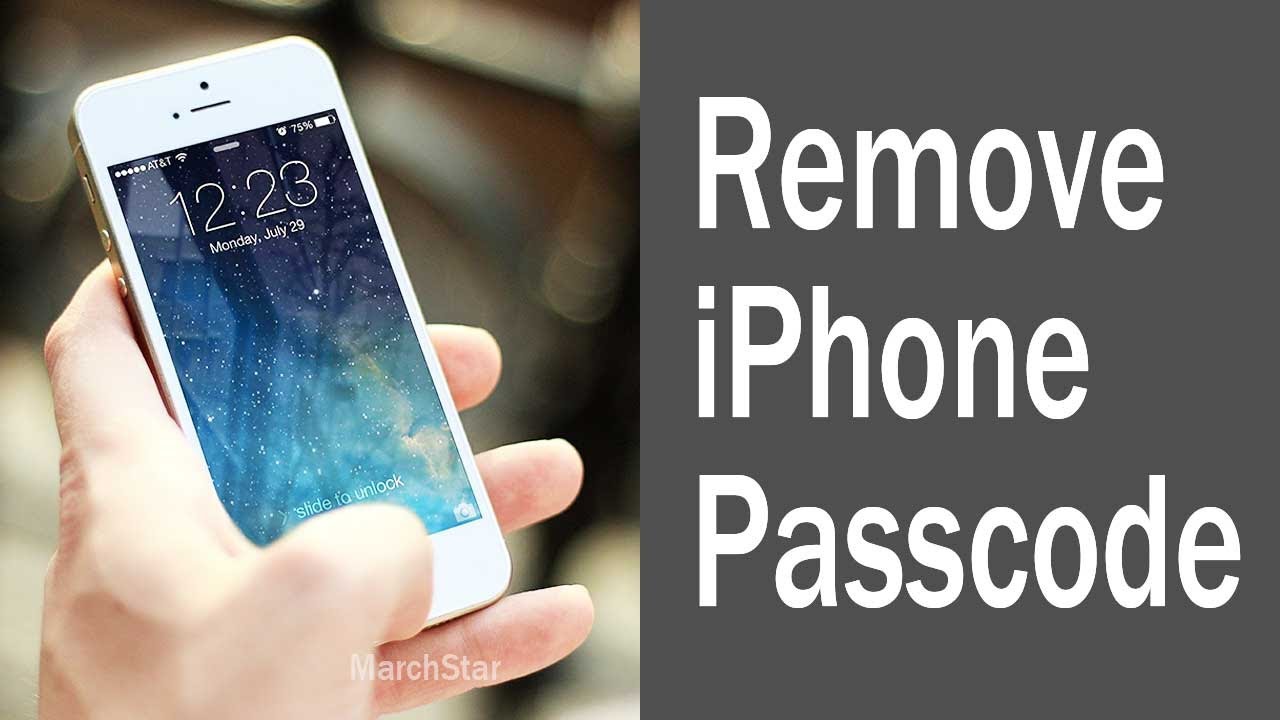 How To Remove iPhone Passcode - YouTube