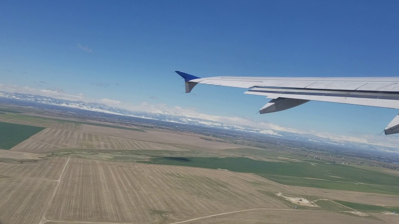 United Airlines takeoff at Denver International Airport (DEN) - YouTube