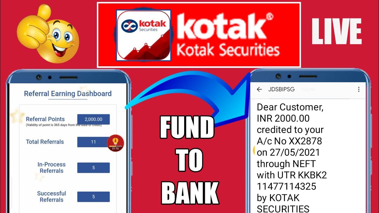how to redeem referral points in kotak securities | kotak securities ...