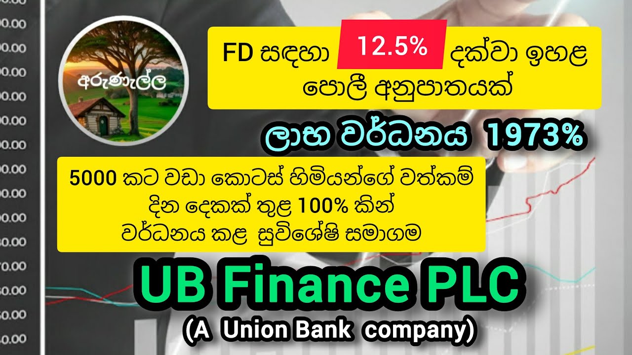 UB Finance PLC, දින දෙකක් තුළ 100% ක කොටස් මිල වර්ධනයක් l sinhala - YouTube