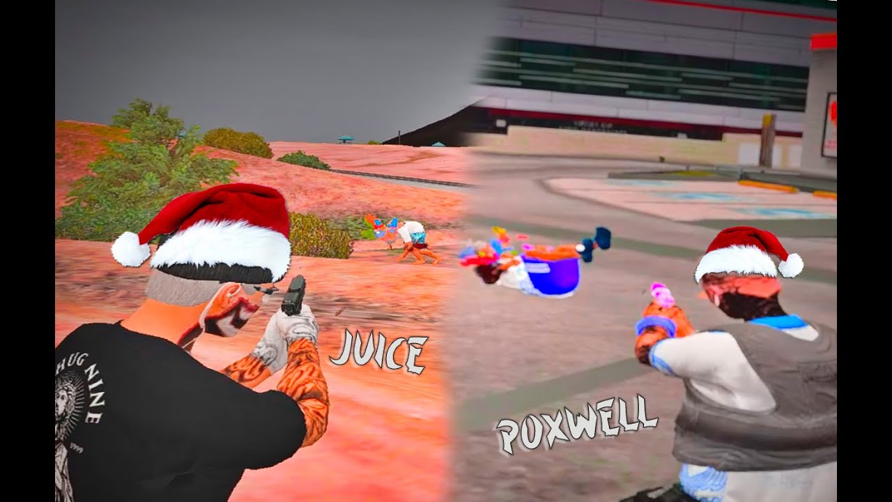 🎄🎅| FIVEM HIGHLIGHTS DUO JUICE x POXWELL #1 | VOLTEI PARA O NATAL | 100 ...