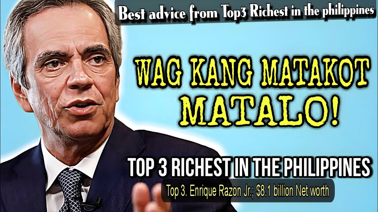 TOP 3 RICHEST IN THE PH-( Mr. Enrique Razon Jr.) Shared Wisdom - YouTube
