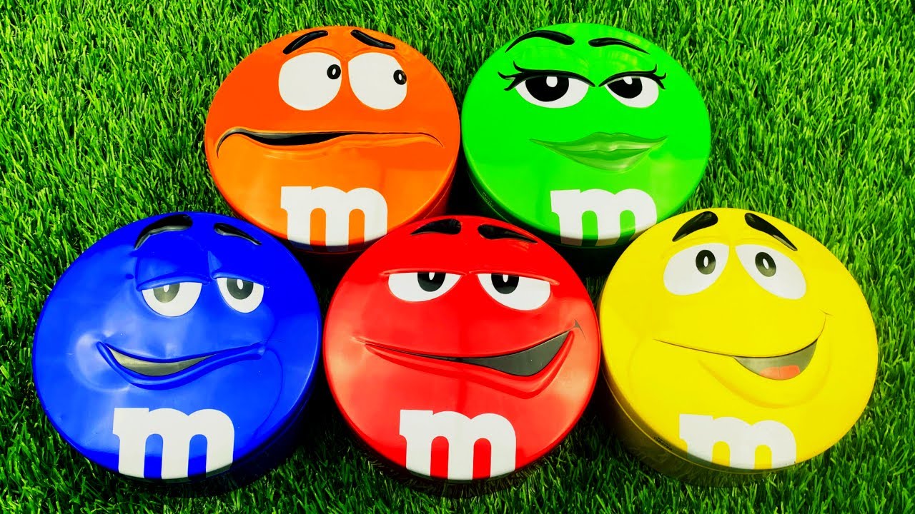This M&M Container Has a MIND BLOWING Secret Inside! Slime Surprise ...