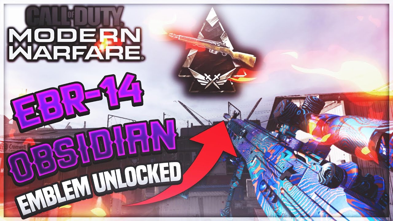 *INSANE* EBR-14 MASTERY EMBLEMS UNLOCKED AND IT'S EASY (Call Of Duty ...