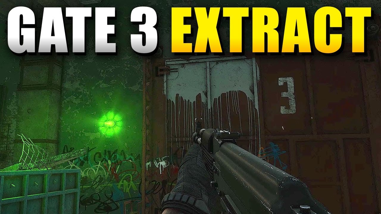 Gate 3 Extract Location on New Factory in Escape From Tarkov - YouTube