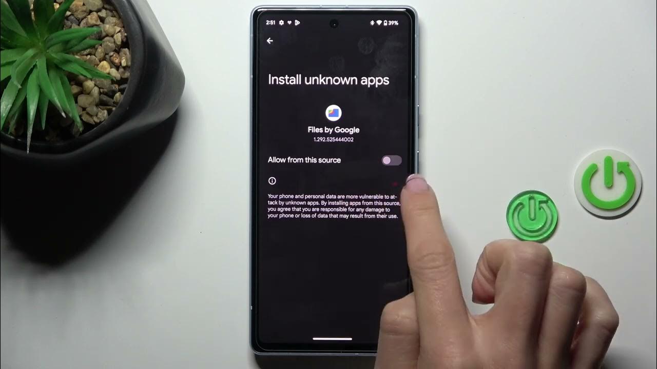 How To Install Unknown Sources On GOOGLE Pixel 7a - YouTube