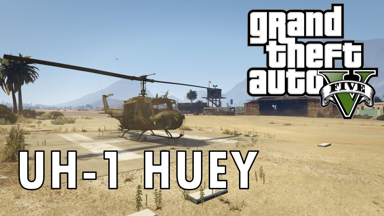 UH-1 Iroquois "Huey" | GTA V PC Mod - YouTube