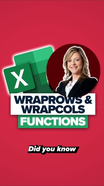 🔄 How to Use WRAPROWS & WRAPCOLS in Excel! #ExcelTips - YouTube
