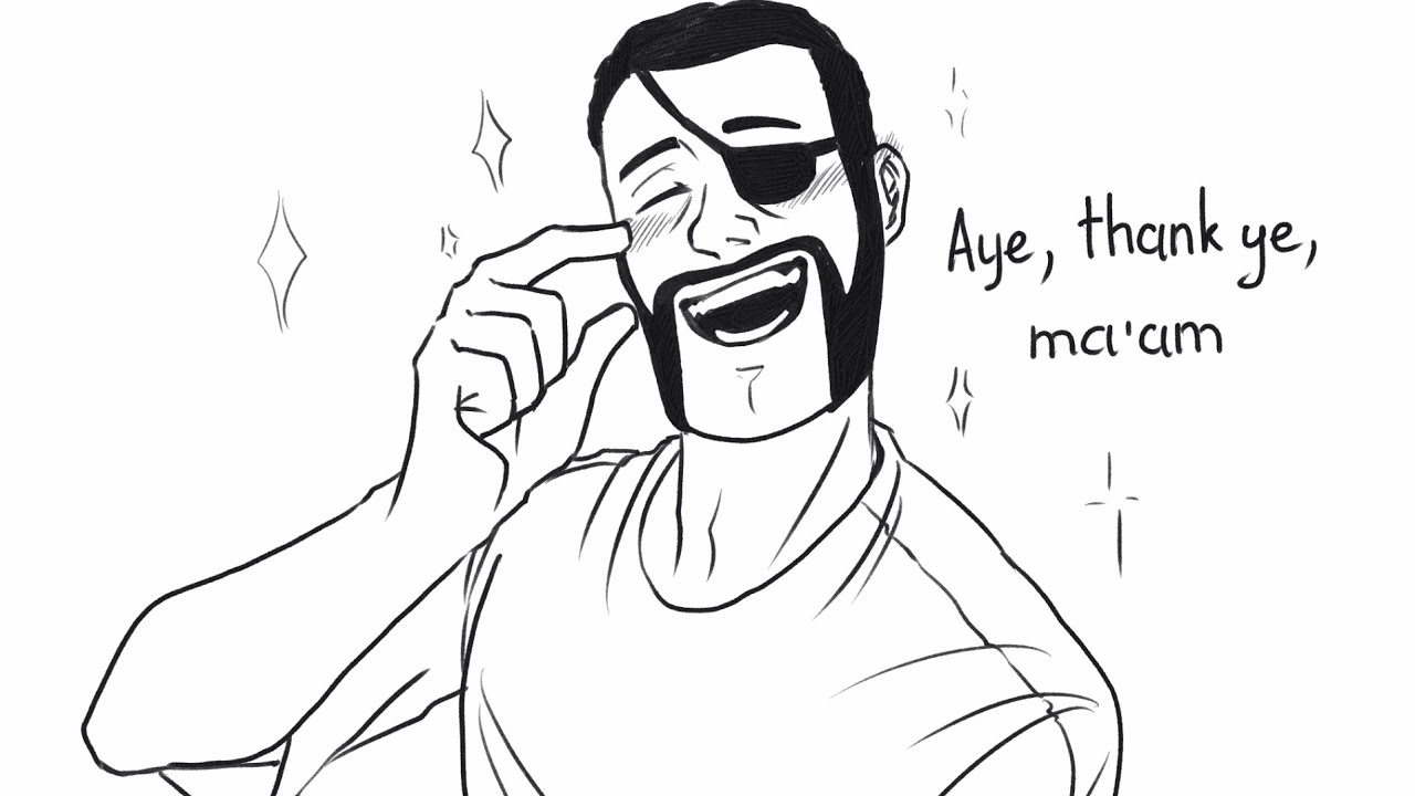Demo meets Sniper's mom [SwordVan, also very gay] - YouTube