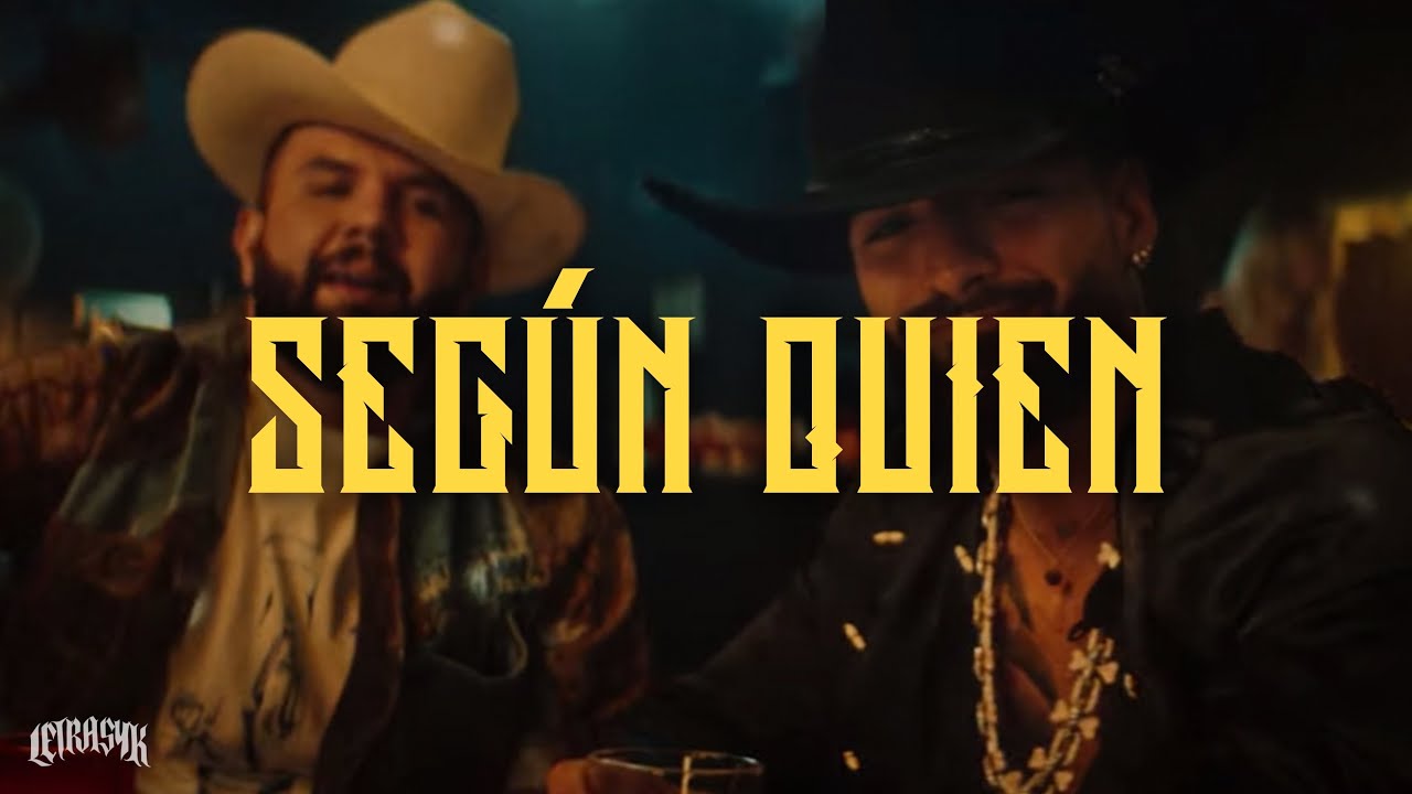 Maluma, Carin Leon - Según Quién (Letra) - YouTube