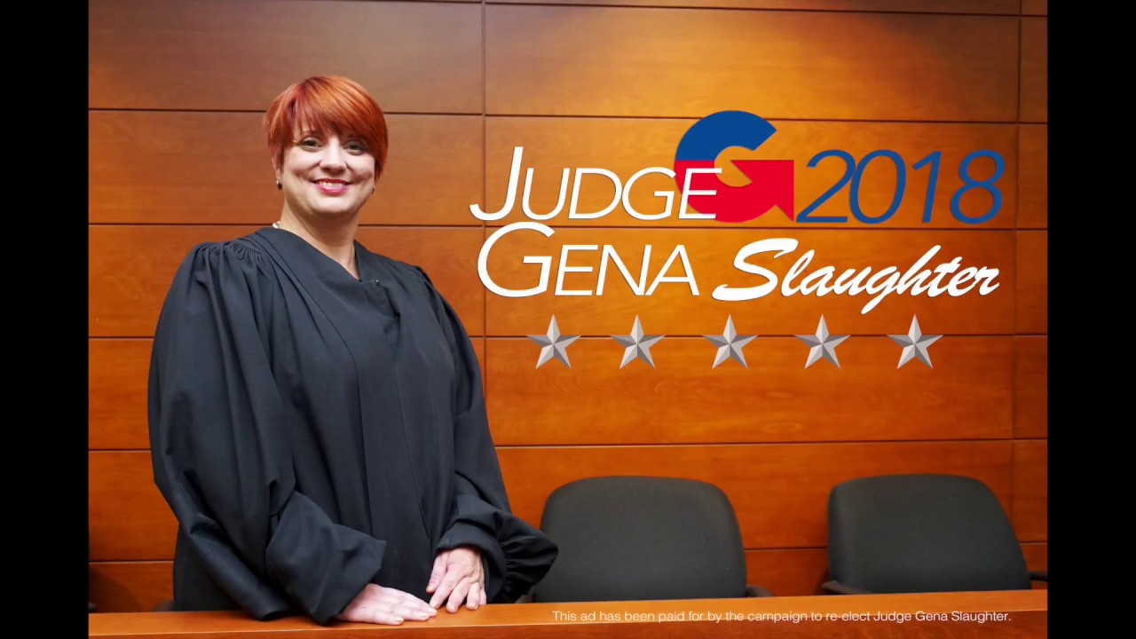JUDGE Gena Slaughter | 191 st District Dallas Texas| Leadership ...
