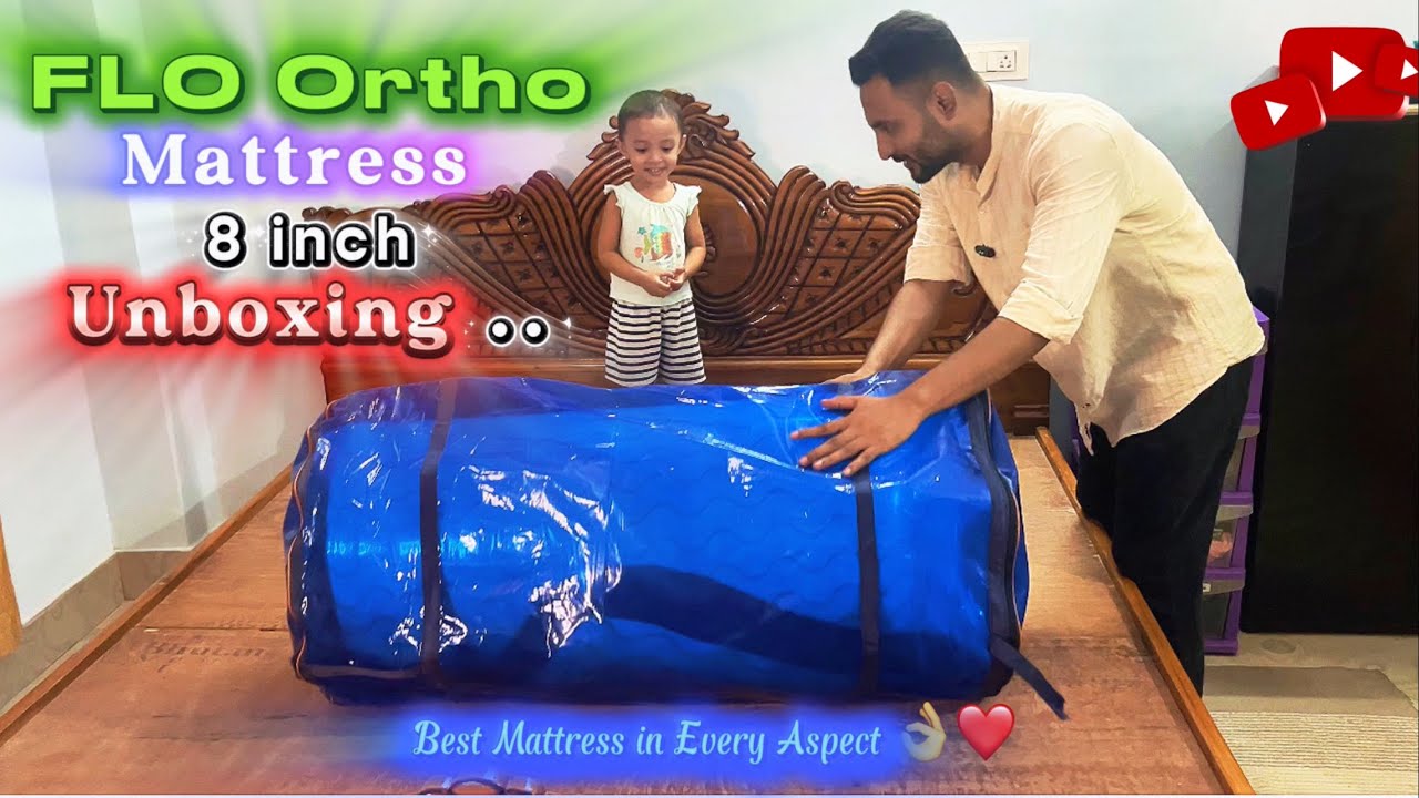 FLO Ortho Mattress Unboxing 😍 Superb Quality Mattress || Just go for it ...