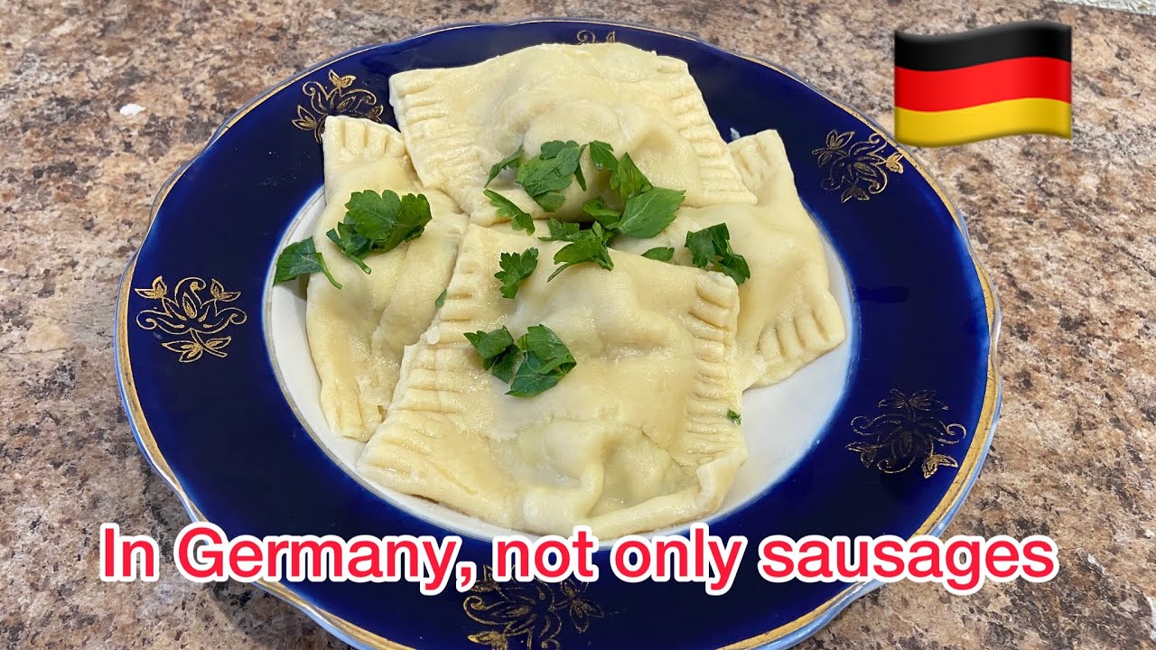43) German national dish Maultaschen. SIMPLE DOUGH - YouTube