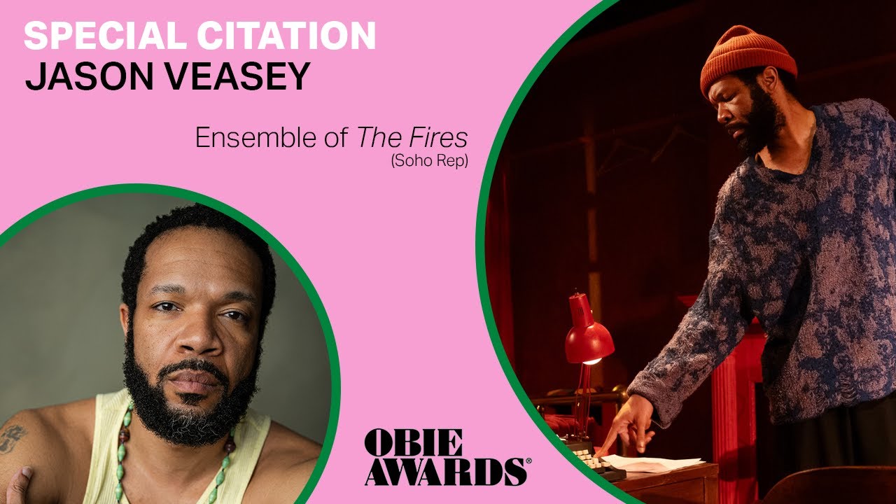68th Obie Awards: Jason Veasey Acceptance Speech - YouTube