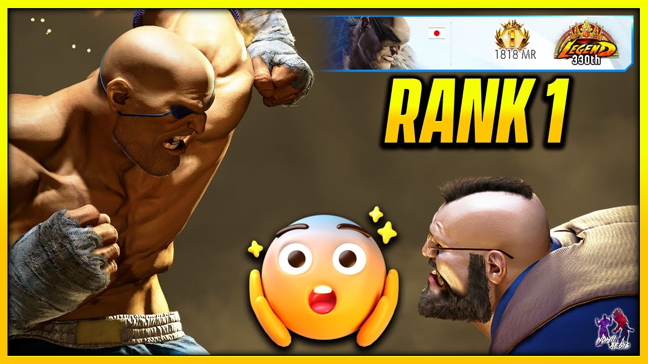 SF6 Season 3 OMG!! Rank 1 LEGEND SAGAT Already!? The King is Back ...