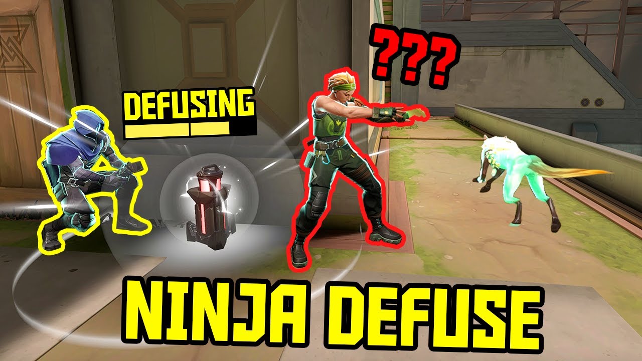 When VALORANT Players MASTER Ninja Defusing - YouTube