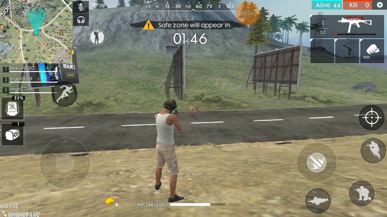 Free fire Android Game Play - YouTube