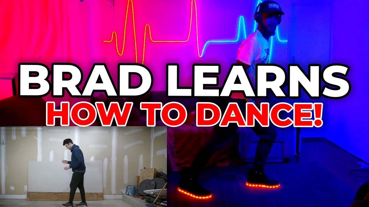 Brad Learns How To Do The Running Man! (Shuffle Style) - YouTube