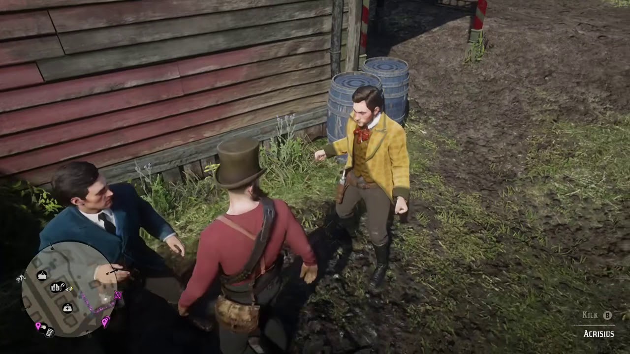 Red Dead Redemption 2, kicking NPC’s in the NADS!! - YouTube
