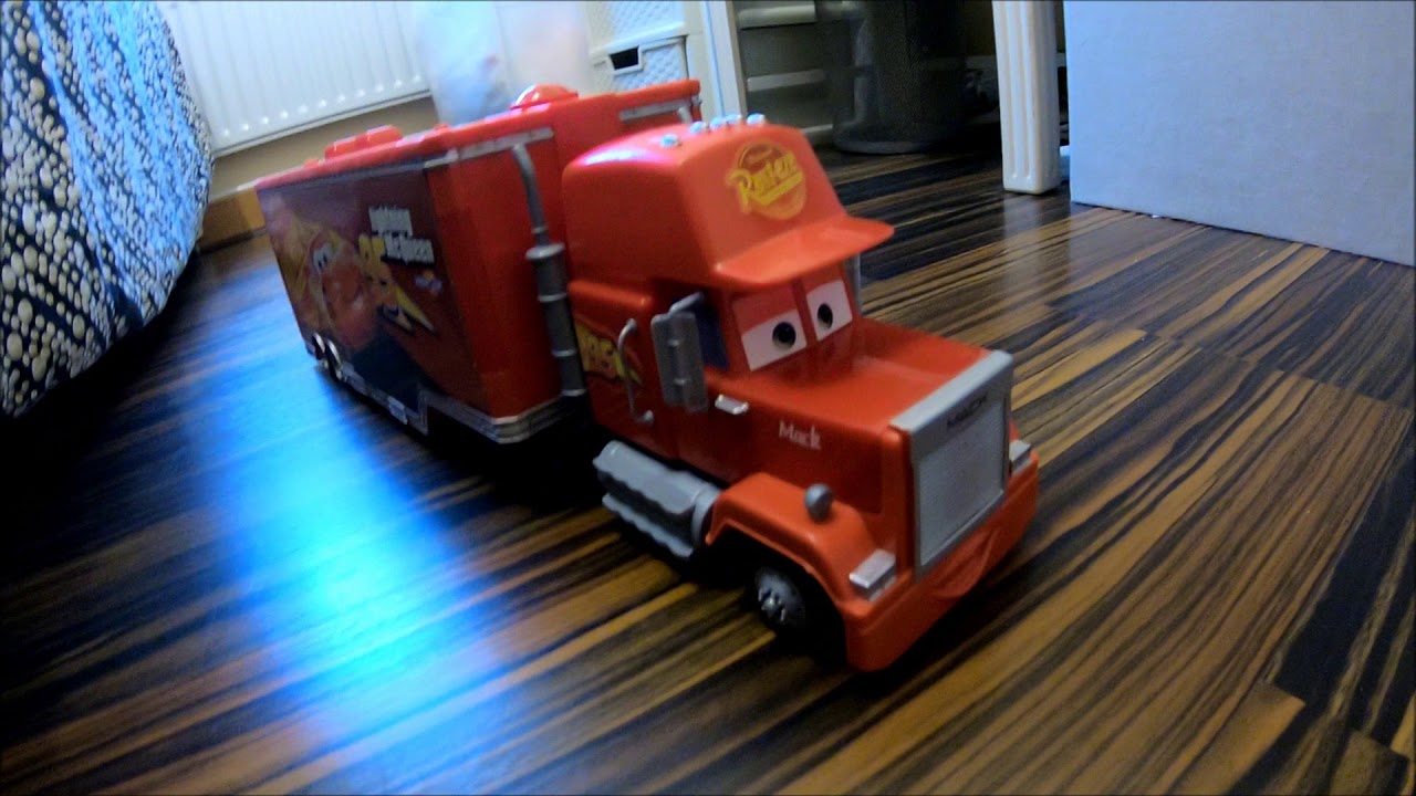 CARS MAC AND LIGHTNING MCQUEEN TEAM RUST EZE - YouTube