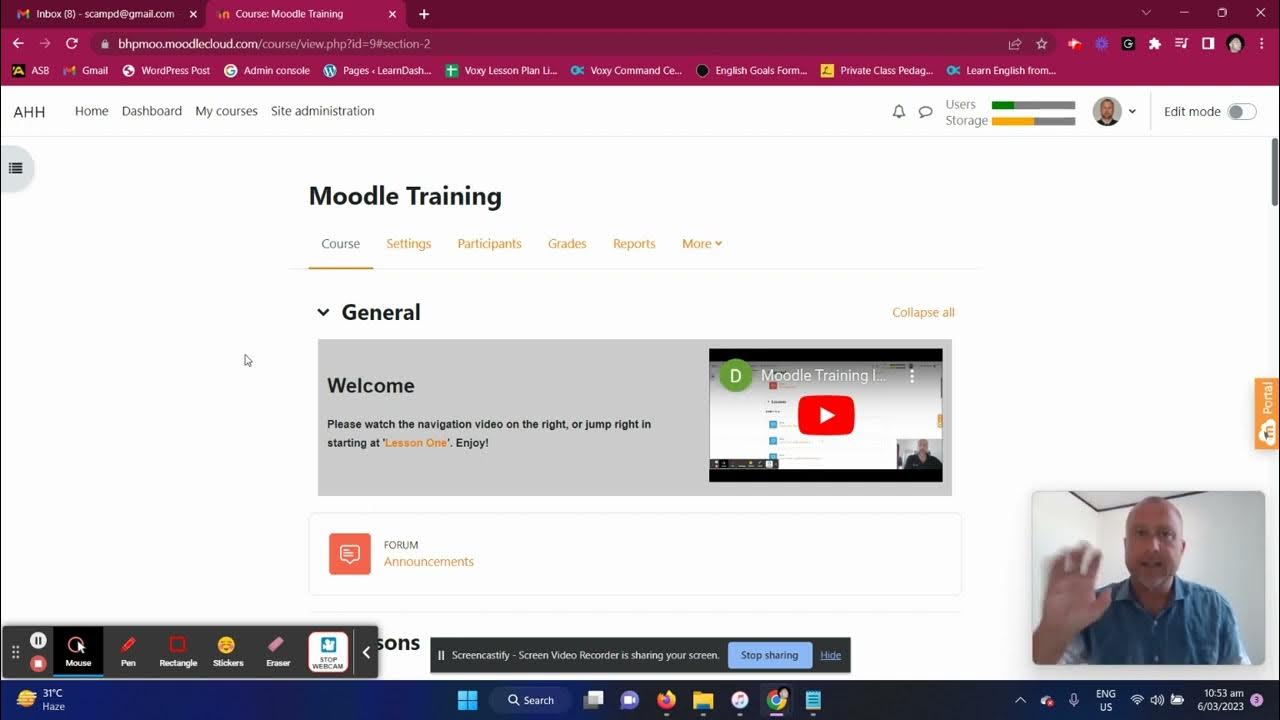 Separate Groups for Assignments and the Course in Moodle - YouTube